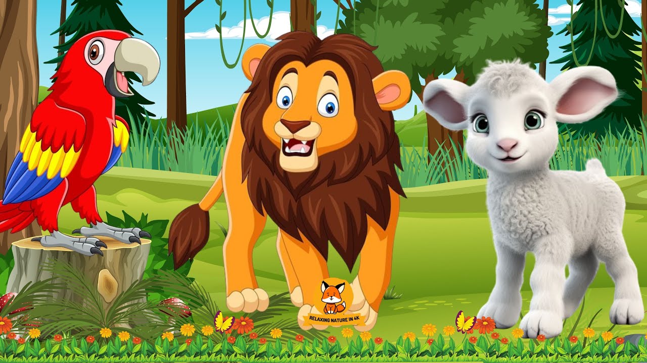 Lovely Animal Sounds: Bat, Lion, Sheep, Ravens, Donkey,... | Animal ...