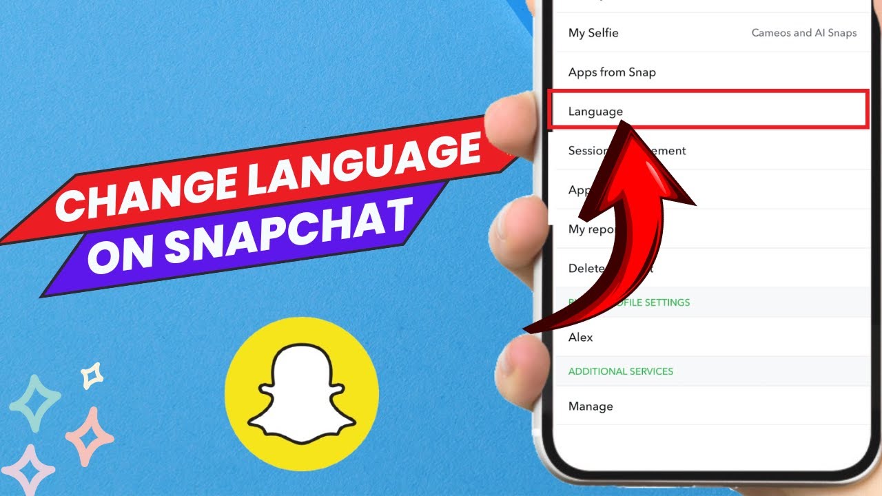 How To Change Language On Snapchat - Easy Guide - YouTube