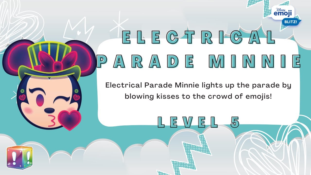 Disney Emoji Blitz - Electrical Parade Minnie (Level 5) - Disney Parks ...