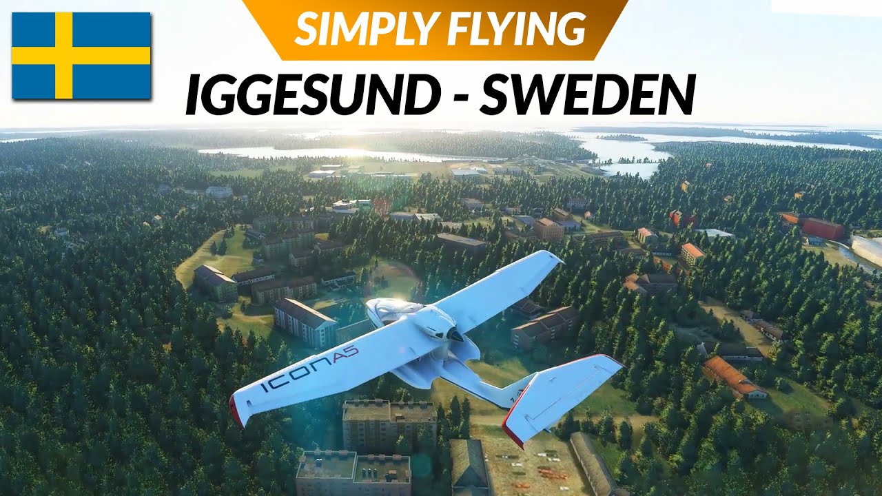 Flight Simulator 2020 Iggesund - Sweden - YouTube