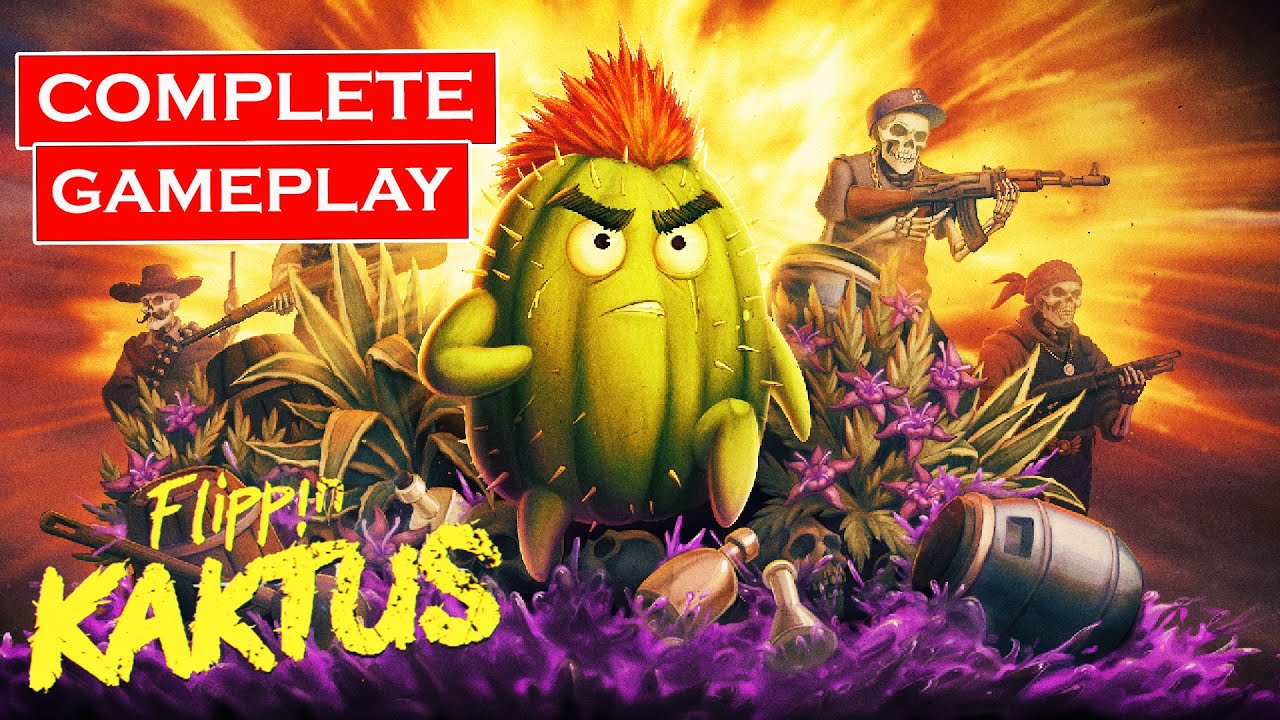 Flippin Kaktus Gameplay Part I Walkthrough [60FPS PC] - No Commentary ...