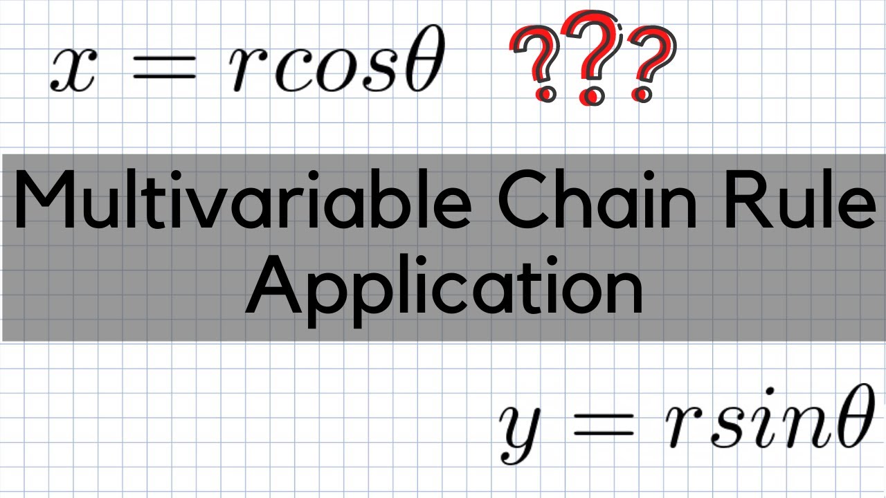 Multivariable Chain Rule Application | Lecture 13 Question 5 ...