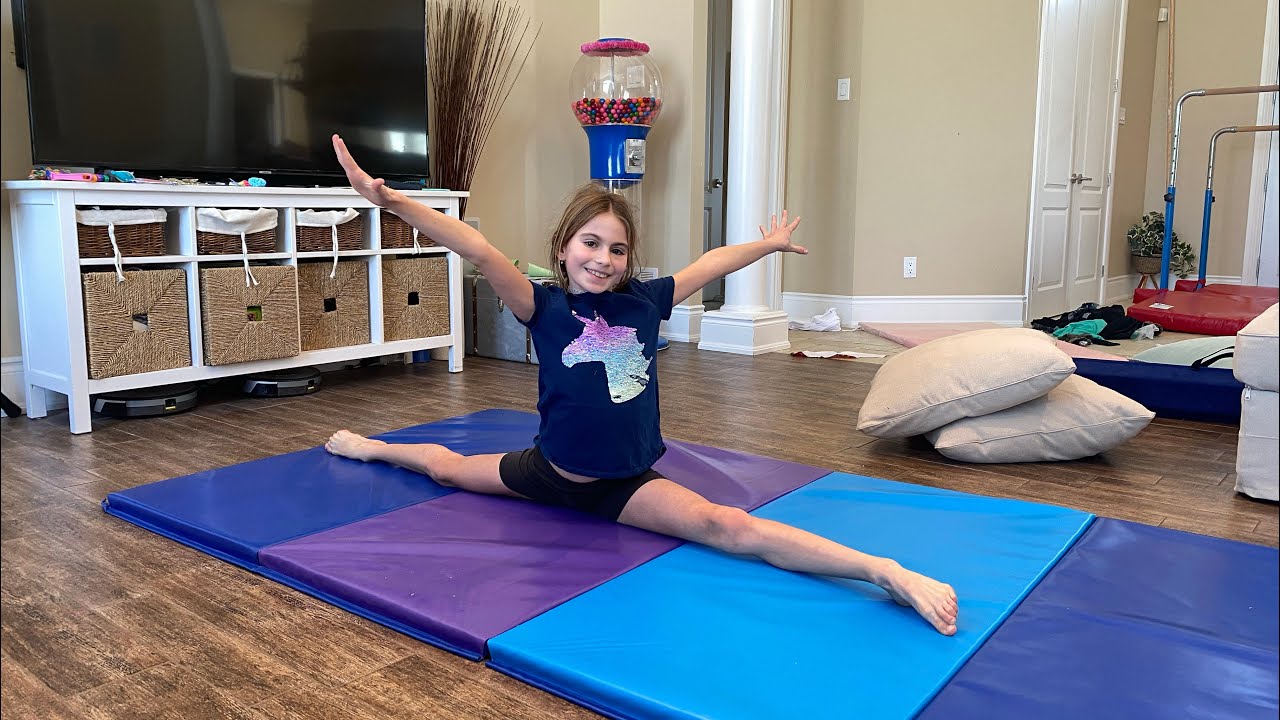 Gymnastics - how to do side splits in one day - YouTube