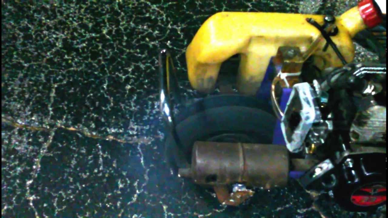 33cc viza venom burnout stand up scooter - YouTube