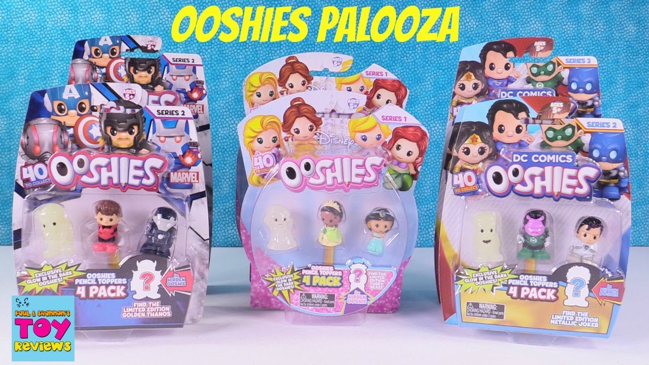 Ooshies Palooza NEW Disney Princess Marvel DC Comics Series 2 Toy ...