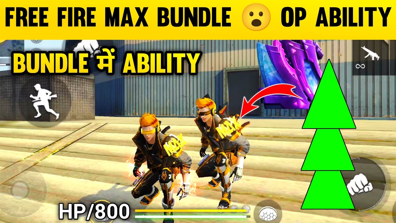 FREE FIRE MAX BUNDLE ABILITY 😲 GARENA FREE FIRE - YouTube