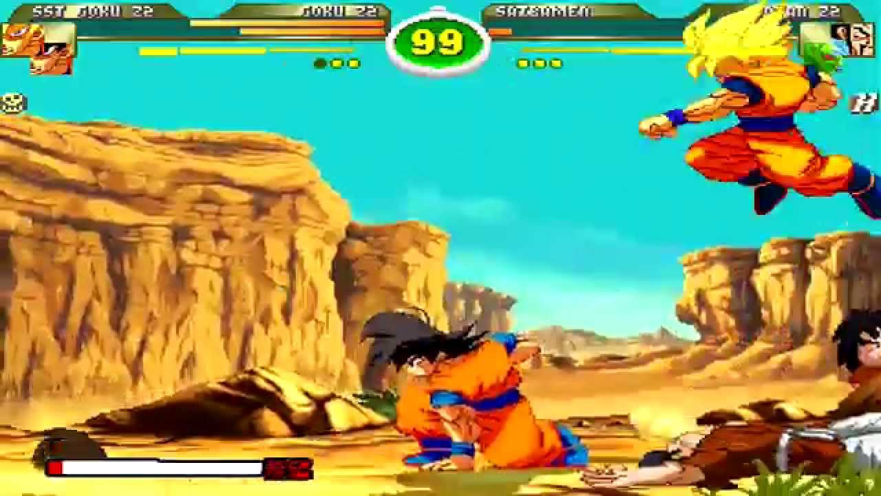 Hyper Dragonball Z - Hyper DBZ - Tag Team Action - GamePlay - YouTube