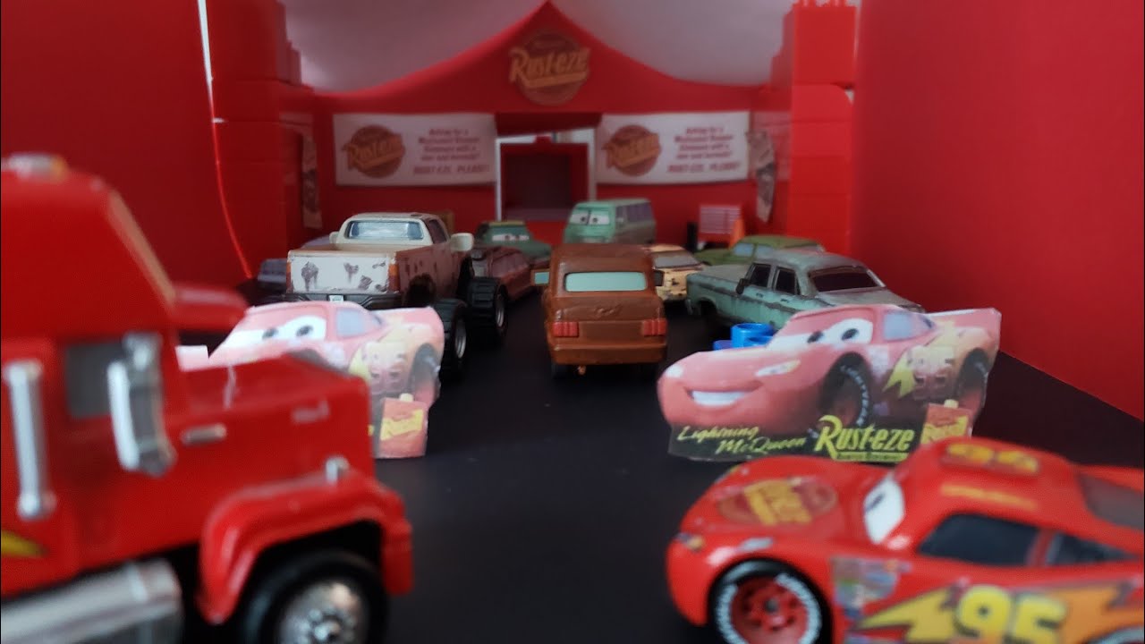 Cars Stop Motion Remake Part 9: Rusteze Tent - YouTube