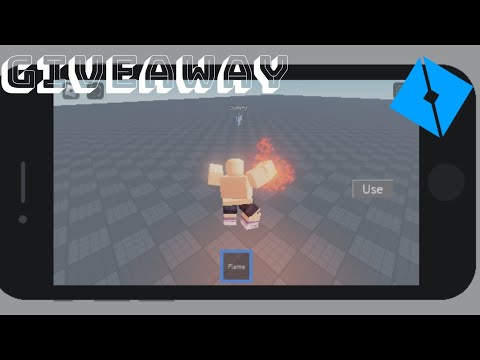 Roblox Studio - Giveaway Mobile Hold Skill Have Animation - YouTube