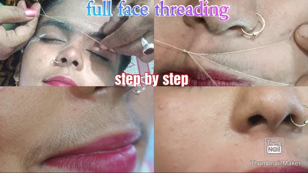 Upper Lip Threading | eyebrow threading | eyebrow Shape | forehead threading | full face ...