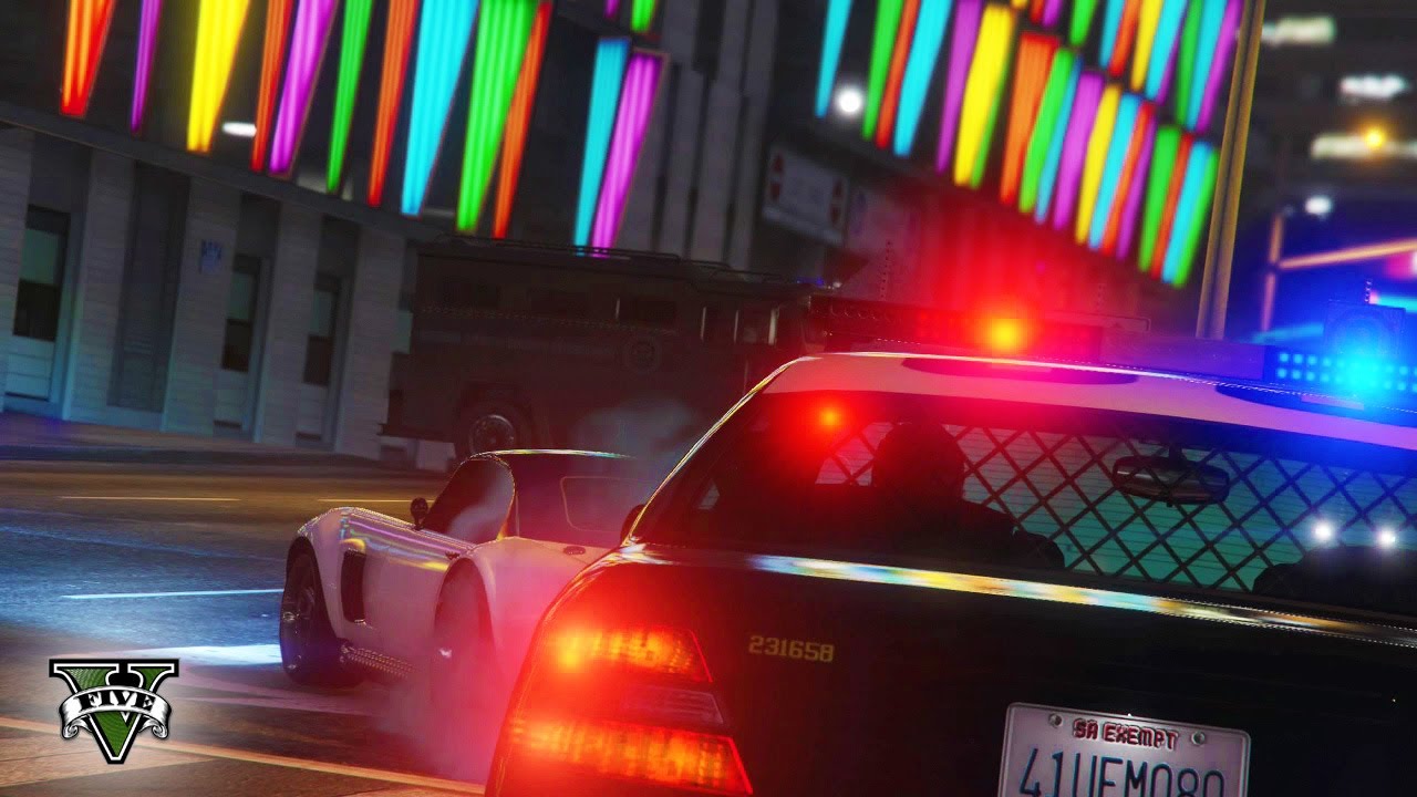 GTA 5 BUST THE ROBBER BUSTED GAME MODE -GTA 5 INSANE COPS AND ROBBERS ...