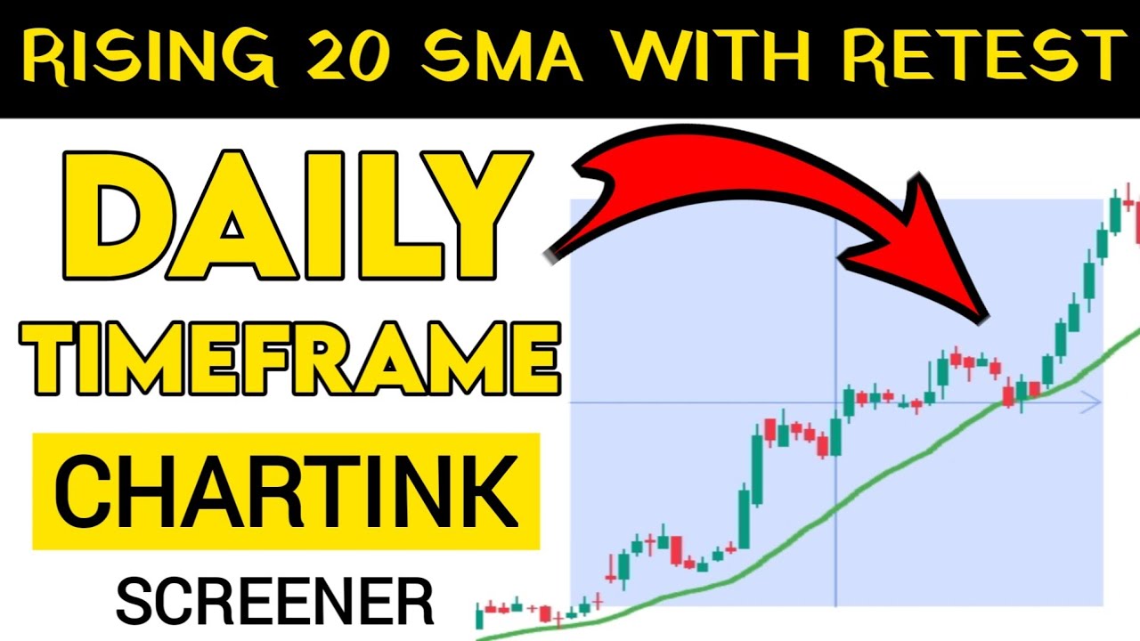 How to find swing trading stocks with chartink | Rising 20sma with ...