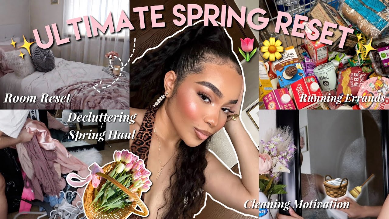 *ULTIMATE* SPRING RESET ROUTINE 2025 🌷 | Deep Cleaning My Room, Spring ...