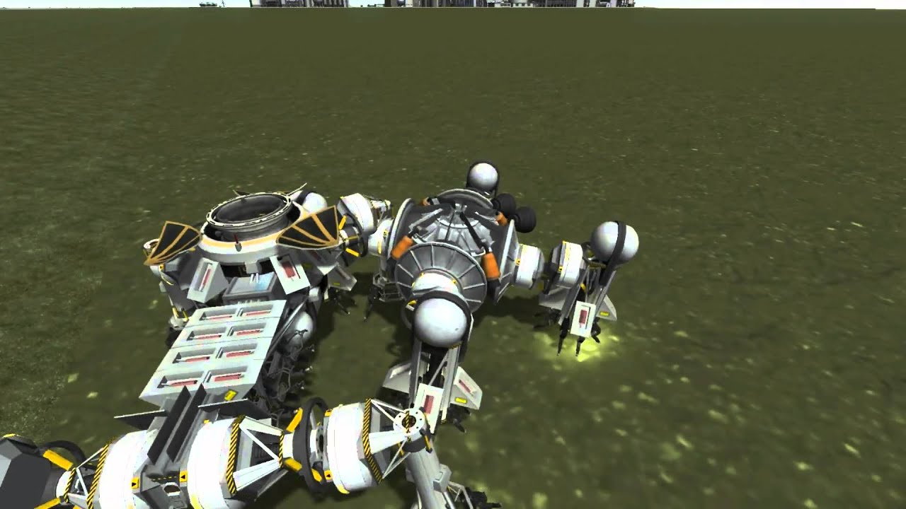 KSP - Mechwarrior walker 11 - HeadCrab - YouTube