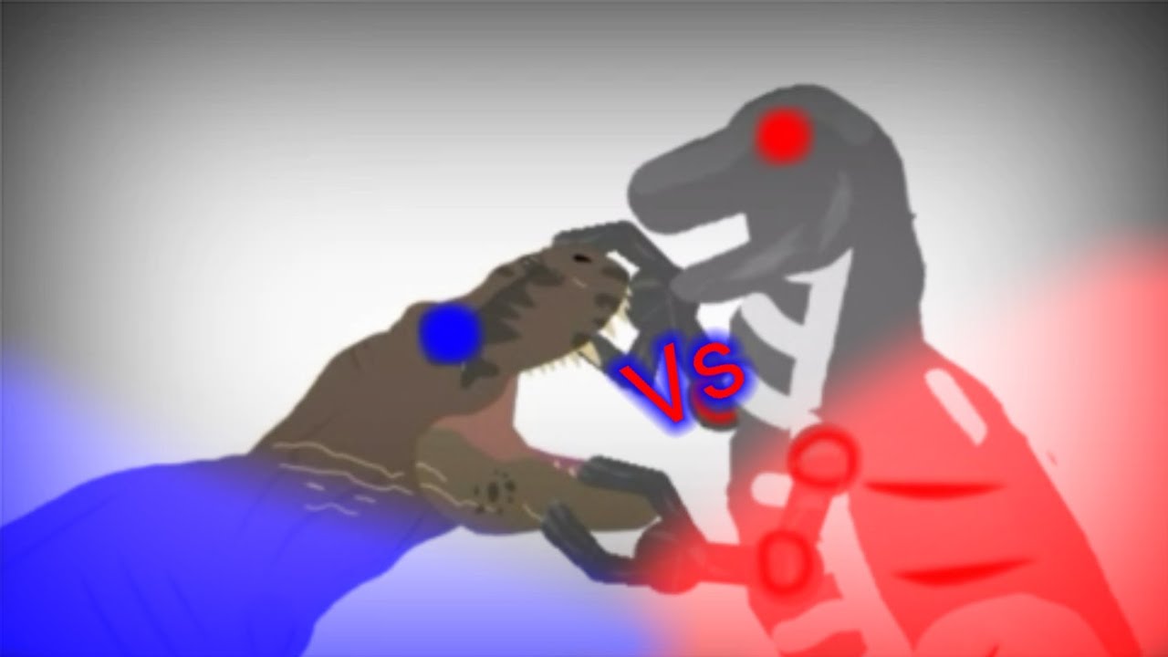 Rexy Vs Mecha T rex mini battle - YouTube