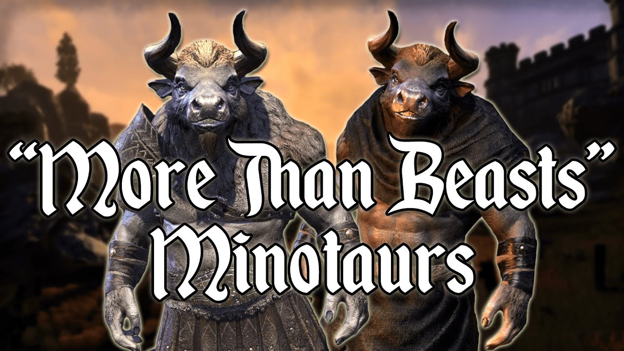 The TRAGIC Tale of Minotaurs - Elder Scrolls Lore - YouTube