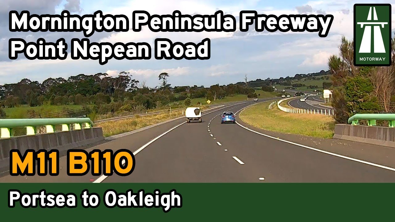 Driving the Mornington Peninsula Freeway - Portsea to Oakleigh (South ...