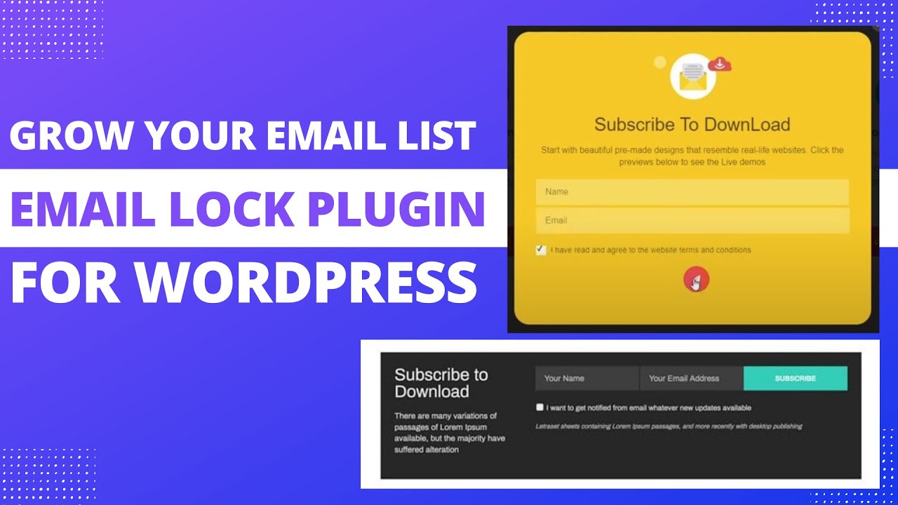 How To Email Lock WordPress Digital Downloads, Pages or Content ...