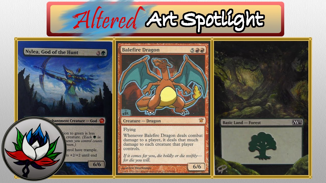 Altered Art: Pokemon, Nylea, Extended Lands, and more - MTG! - YouTube