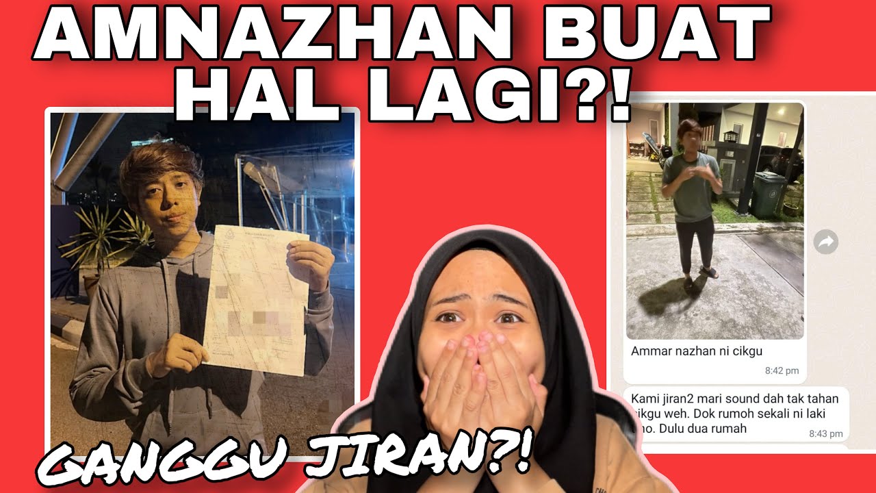 VIRAL TEAM AMMAR NAZHAN BUAT HAL LAGI⁉️ DITUDUH DUDUK SERUMAH LAKI ...