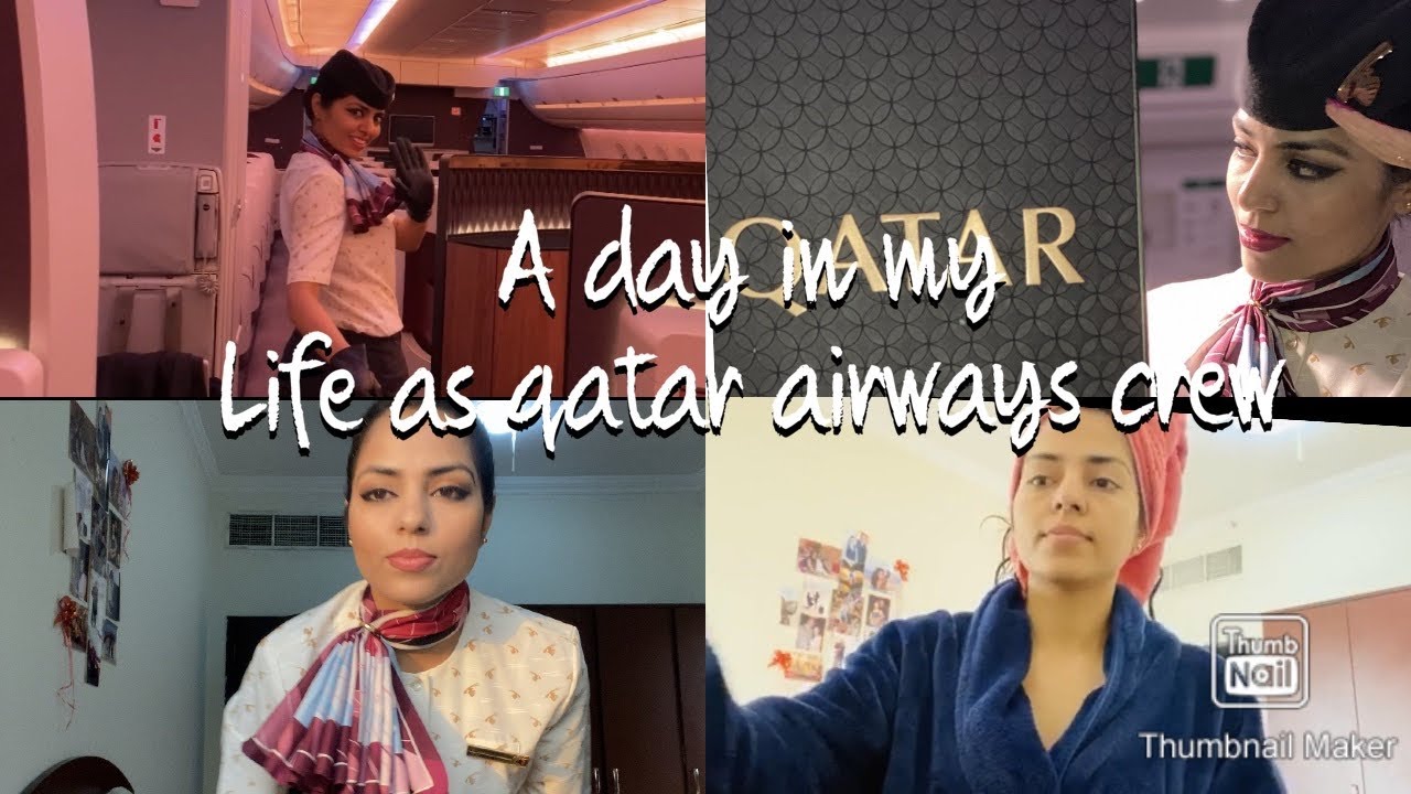 A day in my life as Qatar airways flight attendant | Qatar airways ...