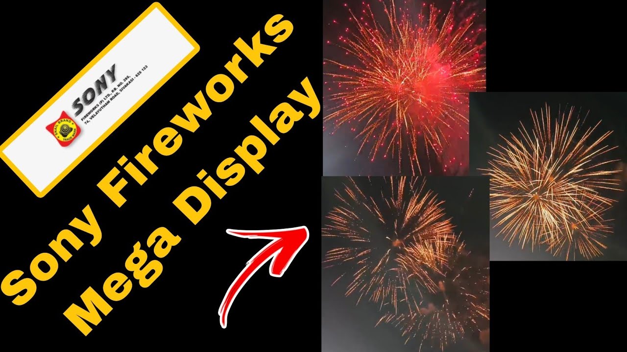 Sony Fireworks Mega Display | crackers Testing - YouTube