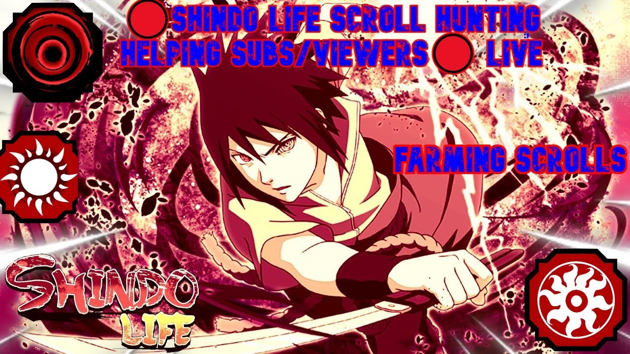 🔴Shindo Life Scroll Hunting helping people🔴 LIVE - YouTube