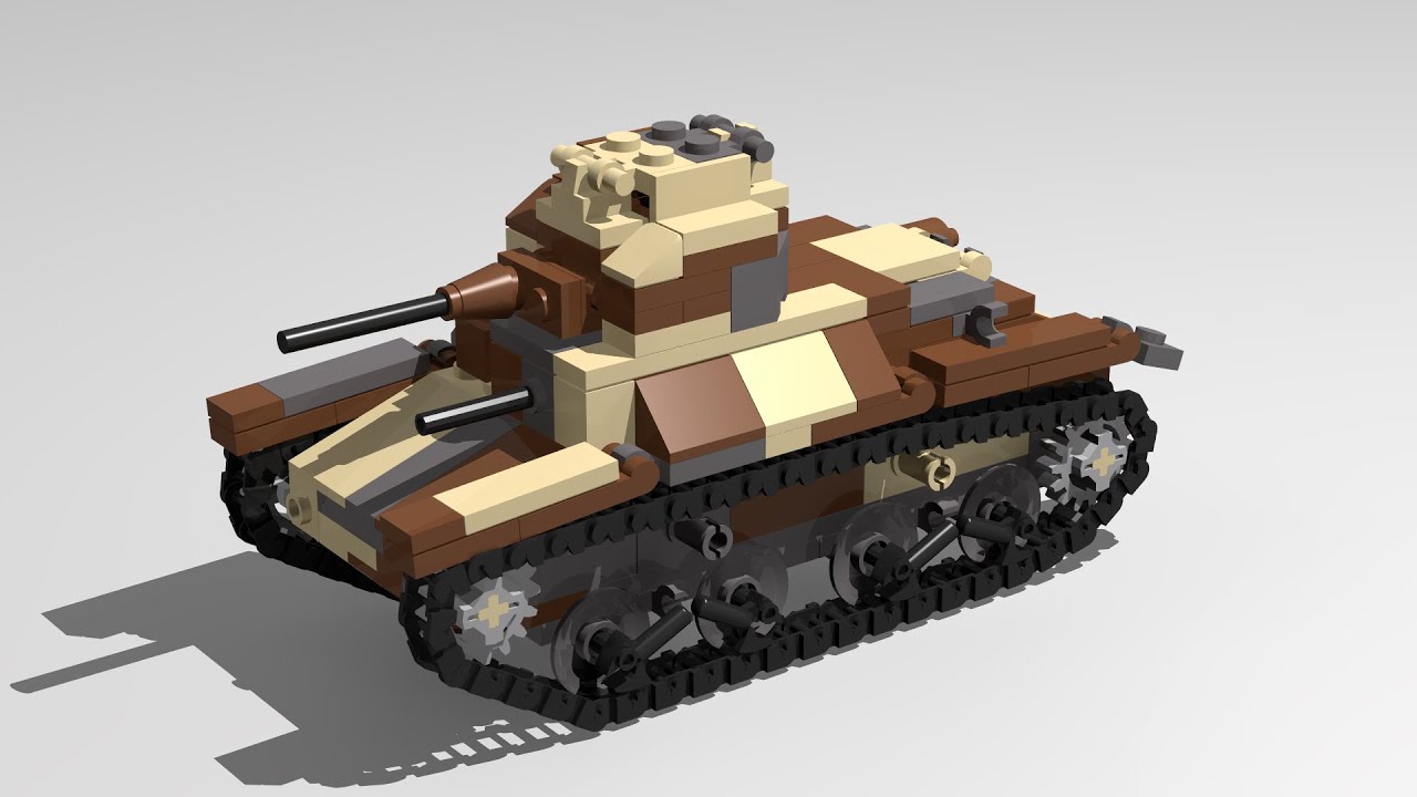 Lego military MOC type 95 ha go instruction - YouTube