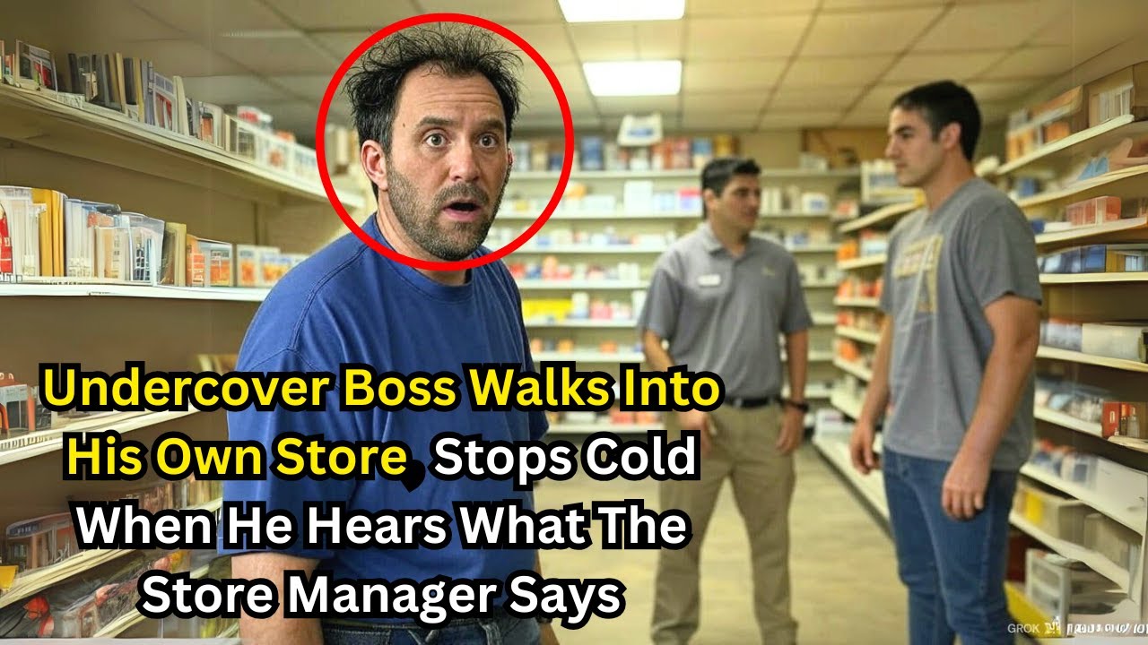 Undercover Boss Walks Into His Own Store, Stops Cold When He Hears What ...