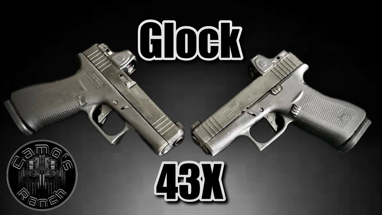 Pistol Draw and Shoot Drills - Glock 43X (Milled) with Trijicon RMRcc ...