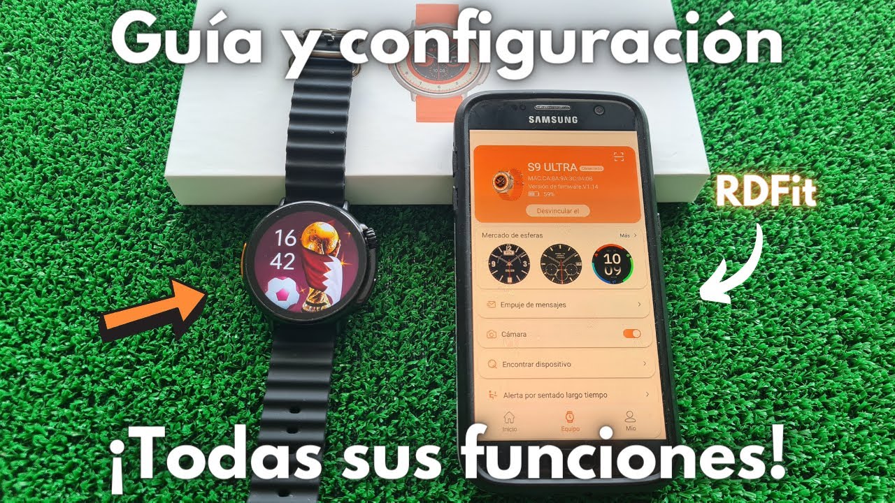 ¡Configuración Rápida y Fácil! Tu Smartwatch MT30 Ultra con RDFit 🟠 ...