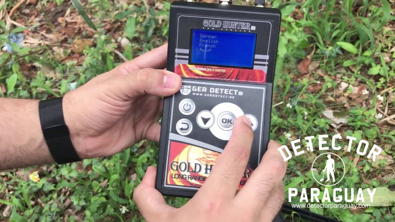 GER Detect Gold Hunter Detector Oro Larga Distancia Direcional - YouTube