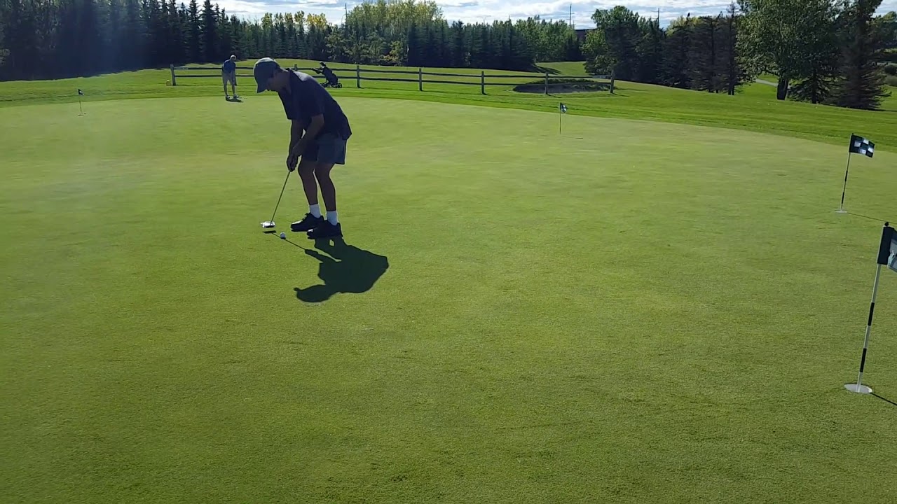 Side breaking 15 foot putt: Vector Putting - YouTube