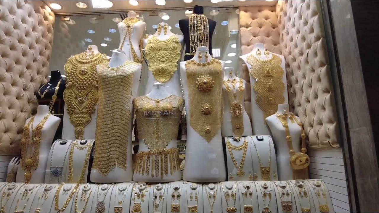 Dubai Stari grad - Bazar zlata Gold Souk - YouTube