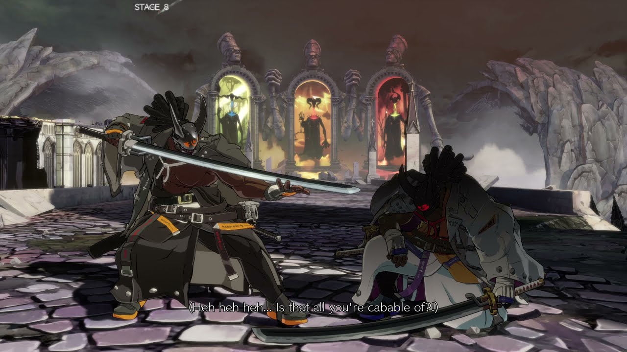 Guilty Gear -Strive- Arcade stage 8 cheap win - YouTube