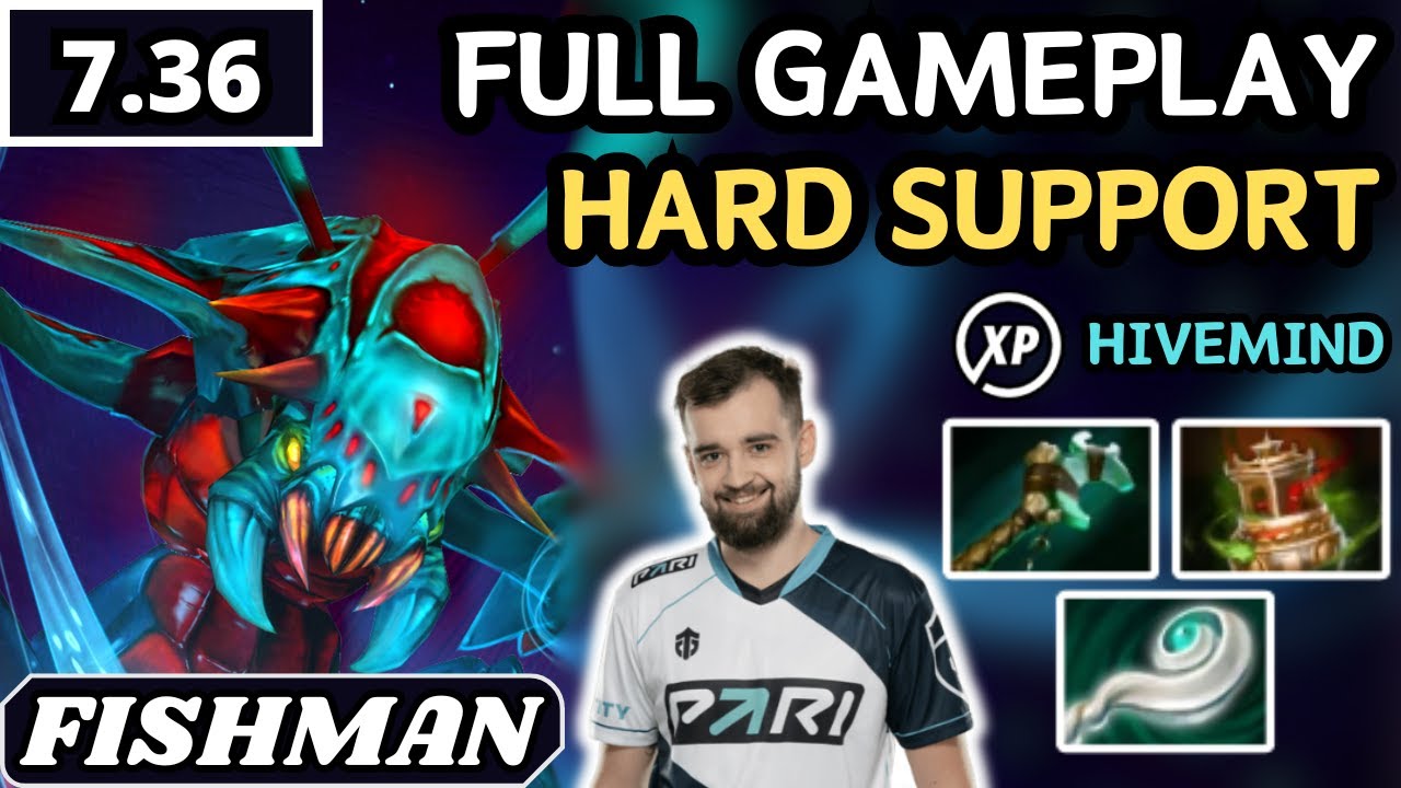 7.36 - Fishman WEAVER Hard Support Gameplay 30 ASSISTS - Dota 2 Full Match Gameplay - YouTube