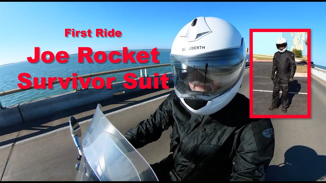 First Ride with the Joe Rocket Survivor Suit - YouTube
