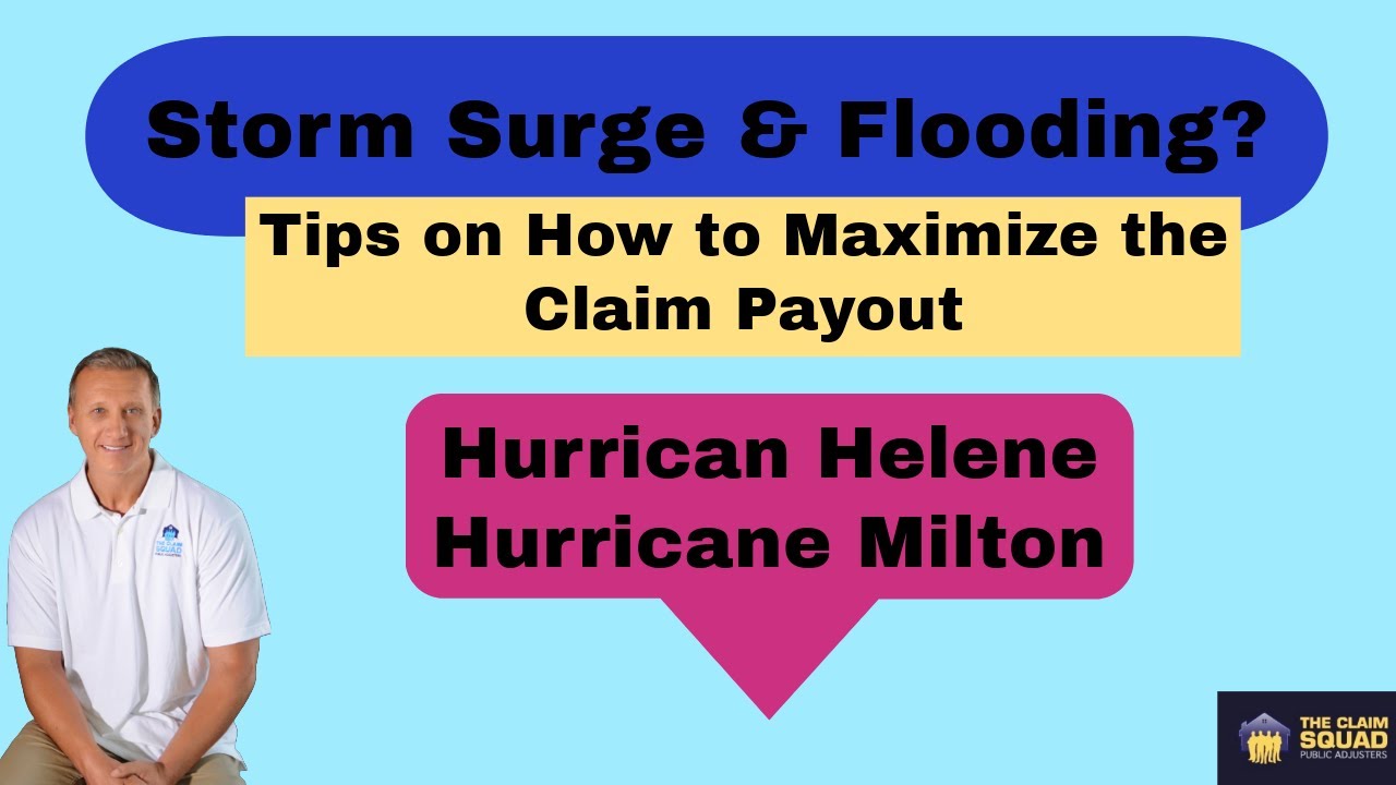 Storm Surge & Flooding from Hurricane Helene & Hurricane Milton? Tips ...