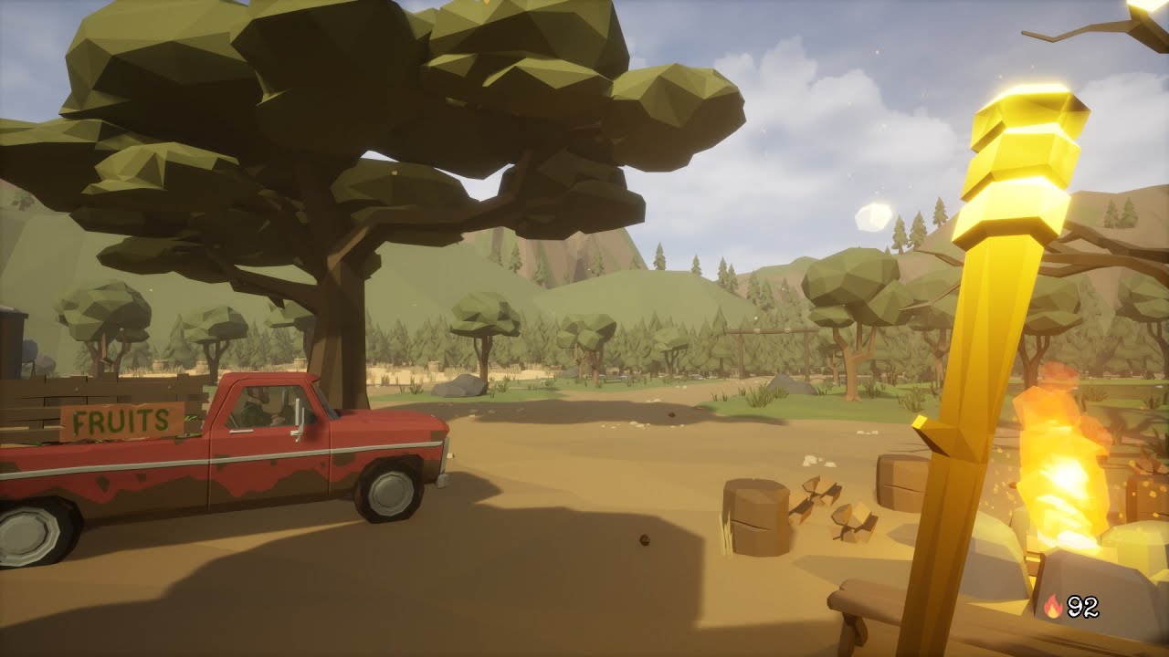 Old Forest Ranch - Dev Snapshot 2 (Fire Torches and Wood Chopping ...