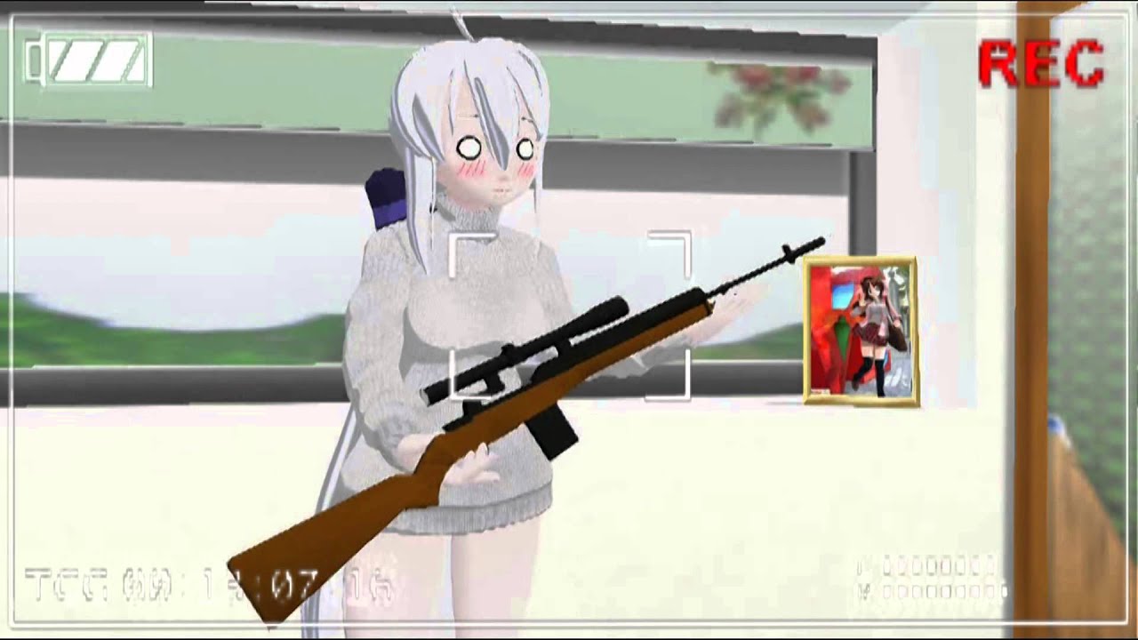 [MMD] Haku's lesson on guns - YouTube
