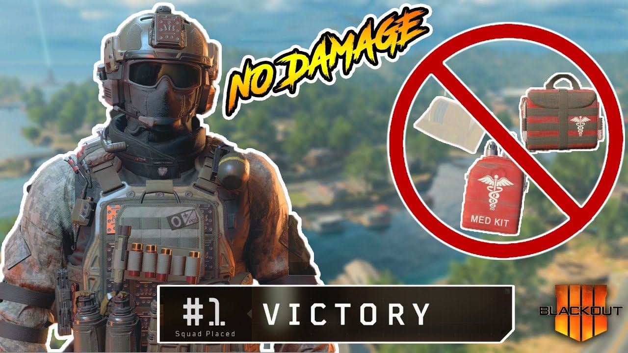 CoD BLACKOUT | **FiRST EVER** ZERO DAMAGE TAKEN ViCTORY!!! (FLAWLESS 9 ...