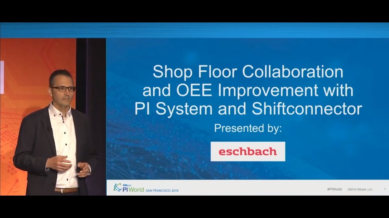 Shop Floor Collaboration and OEE Improvement with PI System and Shiftconnector - YouTube