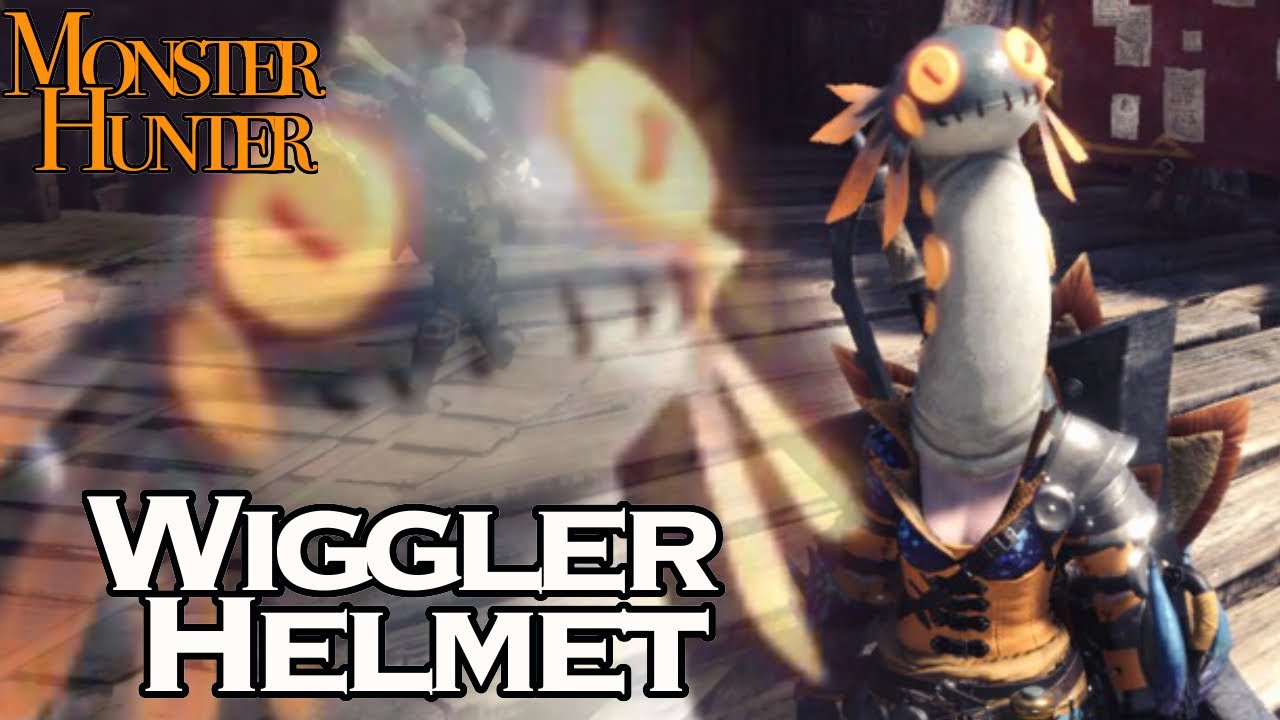 Monster Hunter World - Wiggler helmet - YouTube