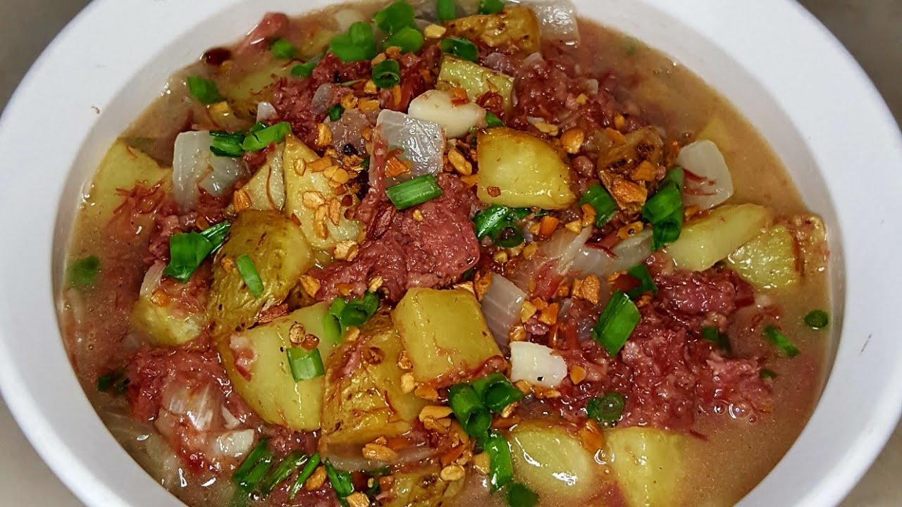Sinabawang Corned Beef | How I cook corned beef na may sabaw - YouTube