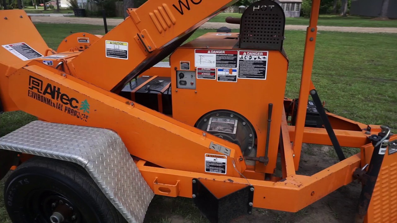 2010 Altec WC126A Gas Powered Wood Chipper VIN 0759 Engine Running ...