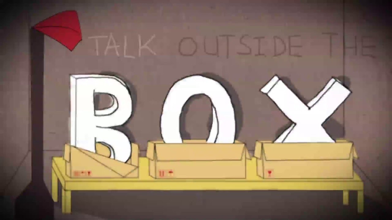 2D animation - talk outside the box - YouTube
