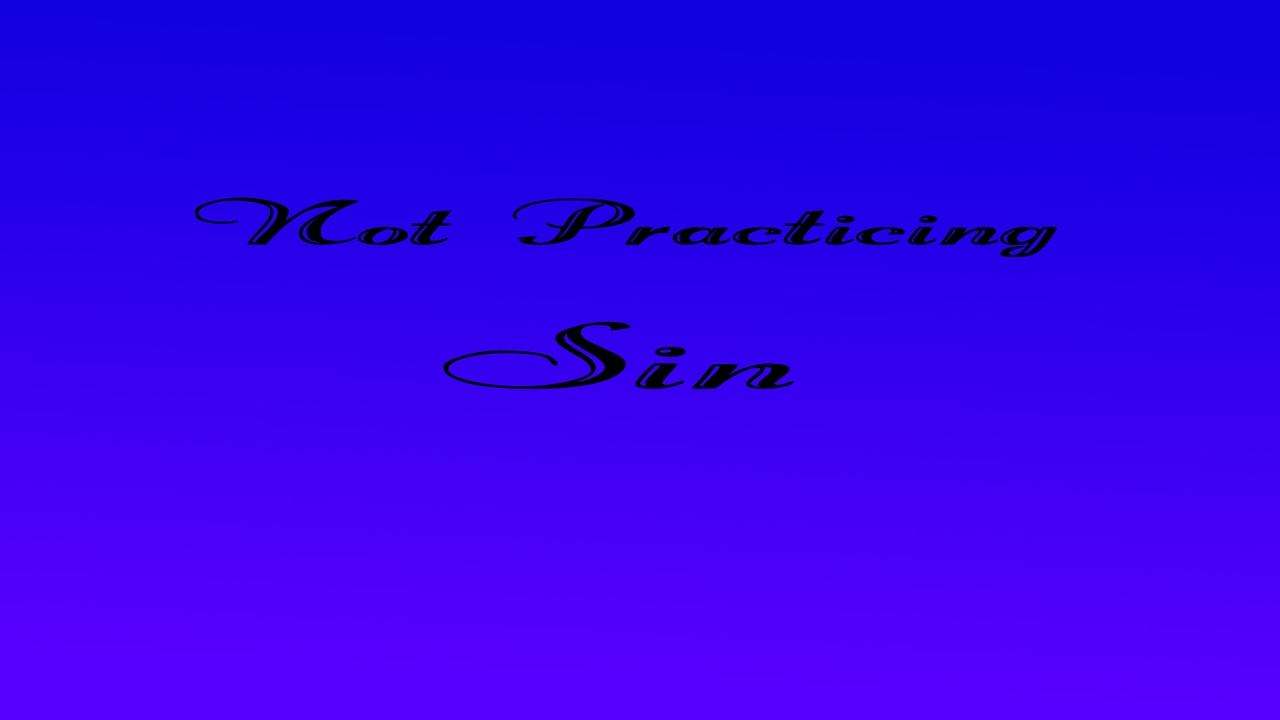 Not Practicing Sin | Apostle Julius Cannon - YouTube
