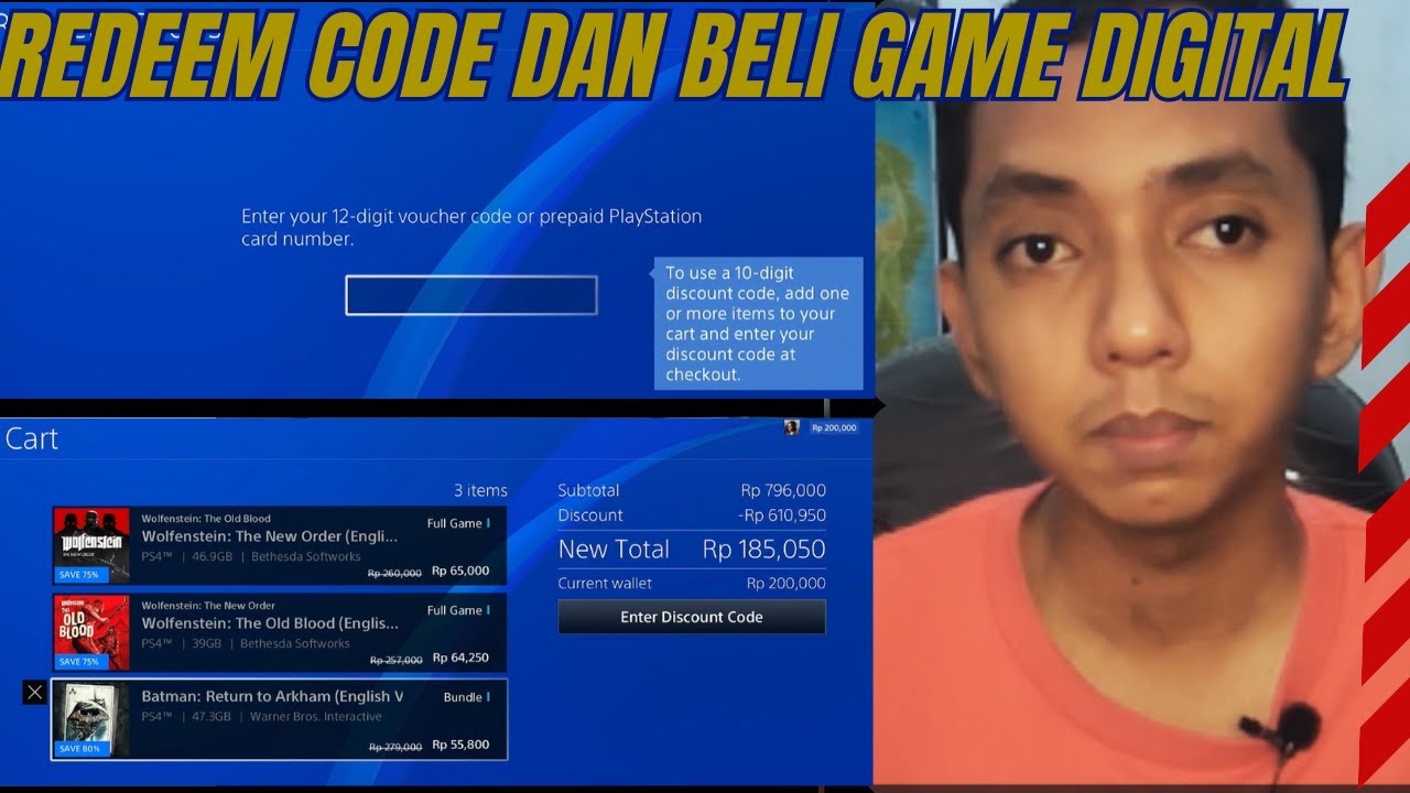 Cara Redeem Code dan Beli game digital di PS 4 - YouTube