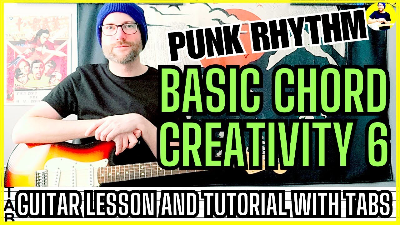 Basic Chord Punk Rhythm - Easy Guitar Lesson | Tab | Tutorial - YouTube
