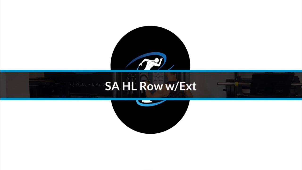 Single Arm High to Low Row with Extension - YouTube